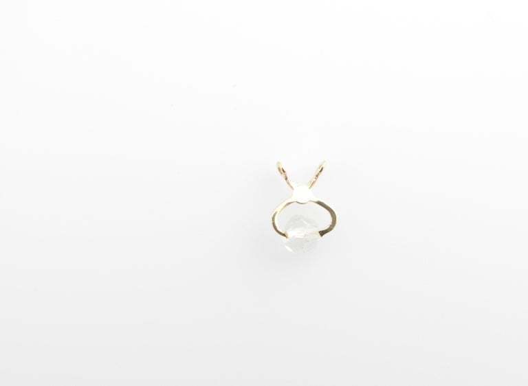 14 Karat Yellow Gold Ice Block Charm For Sale (Free Shipping) at 1stDibs