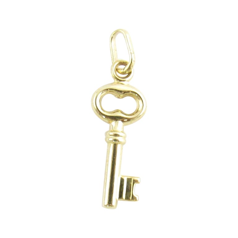 "14 Karat Yellow Gold Key Charm" at 1stDibs