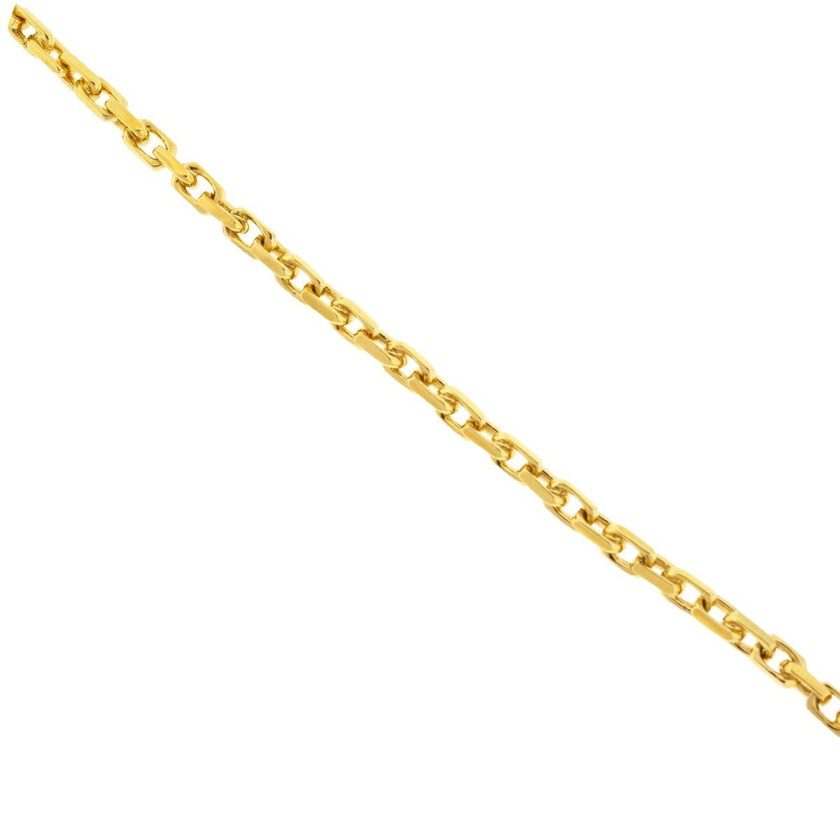 Large Gold Link Chain Necklace at 1stDibs