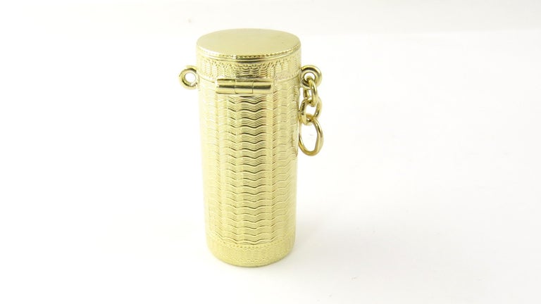 14 Karat Yellow Gold Lipstick Case For Sale at 1stDibs | gold case lipstick