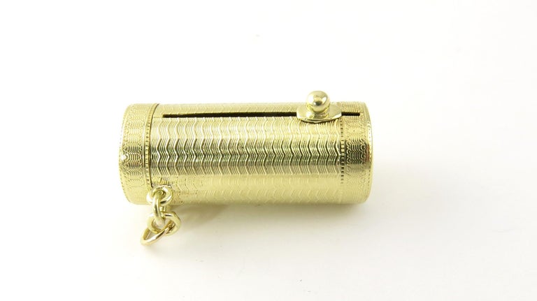 14 Karat Yellow Gold Lipstick Case For Sale at 1stDibs