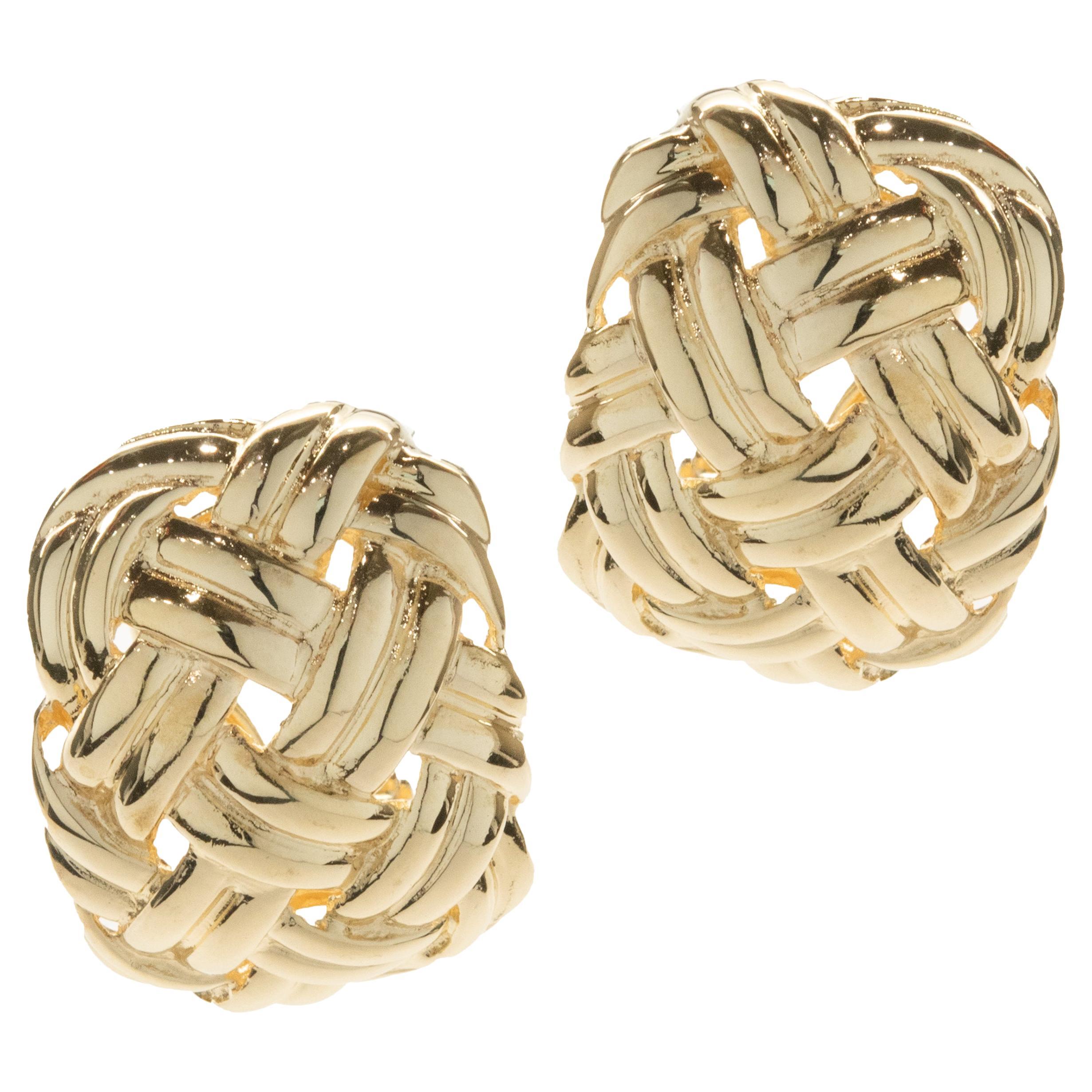 Victorian Etruscan Style Gold Hoop Earrings at 1stDibs