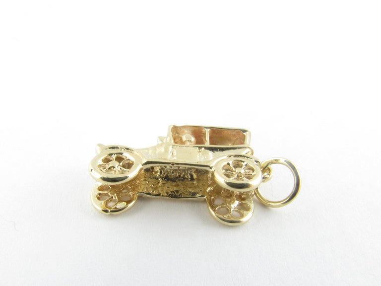 14 Karat Yellow Gold Model T Ford Car Charm at 1stDibs
