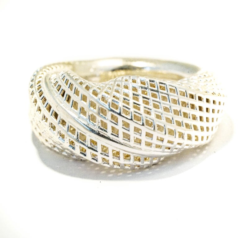 14 Karat Yellow Gold, Netline 360 Ring For Sale at 1stDibs