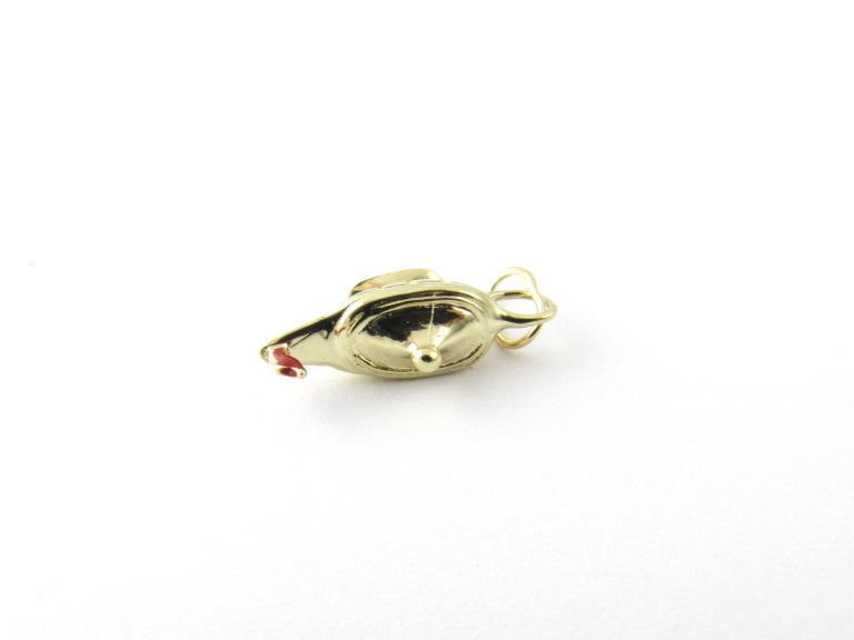 14 Karat Yellow Gold Oil Lamp Charm For Sale at 1stDibs