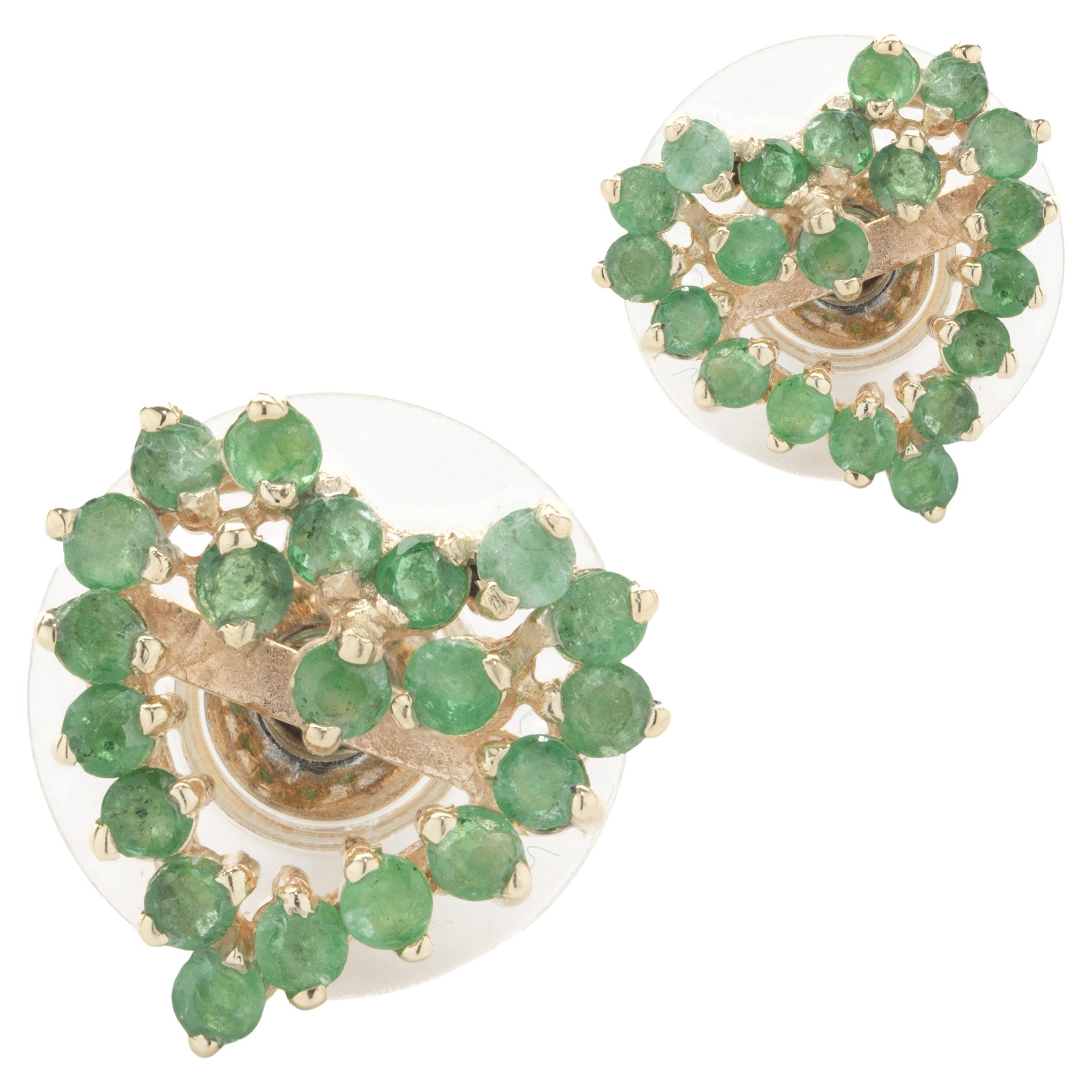 Yellow Gold Puffed Heart Earrings For Sale at 1stDibs