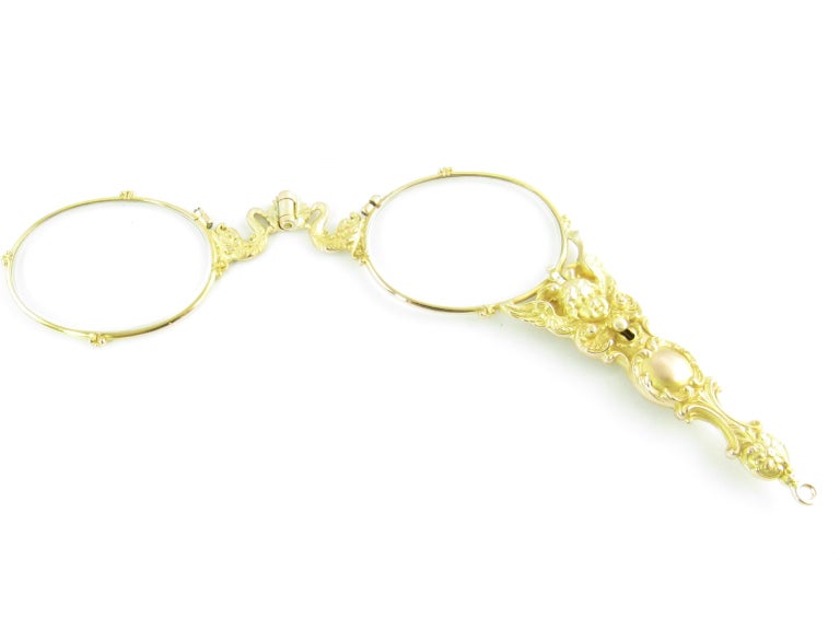 14 Karat Yellow Gold Opera Glasses at 1stDibs