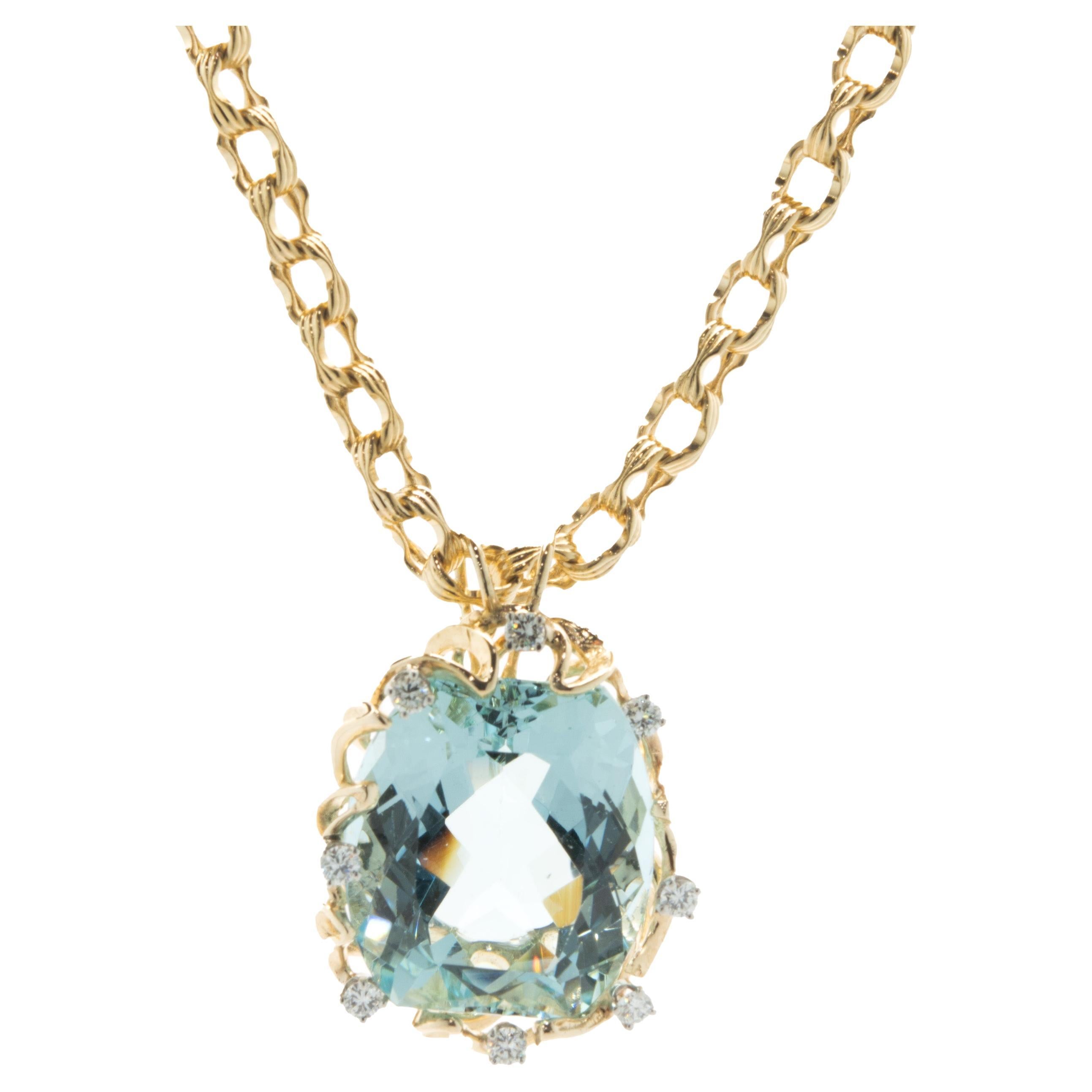 Cushion Cut Necklaces - 718 For Sale at 1stDibs | cushion cut diamond ...