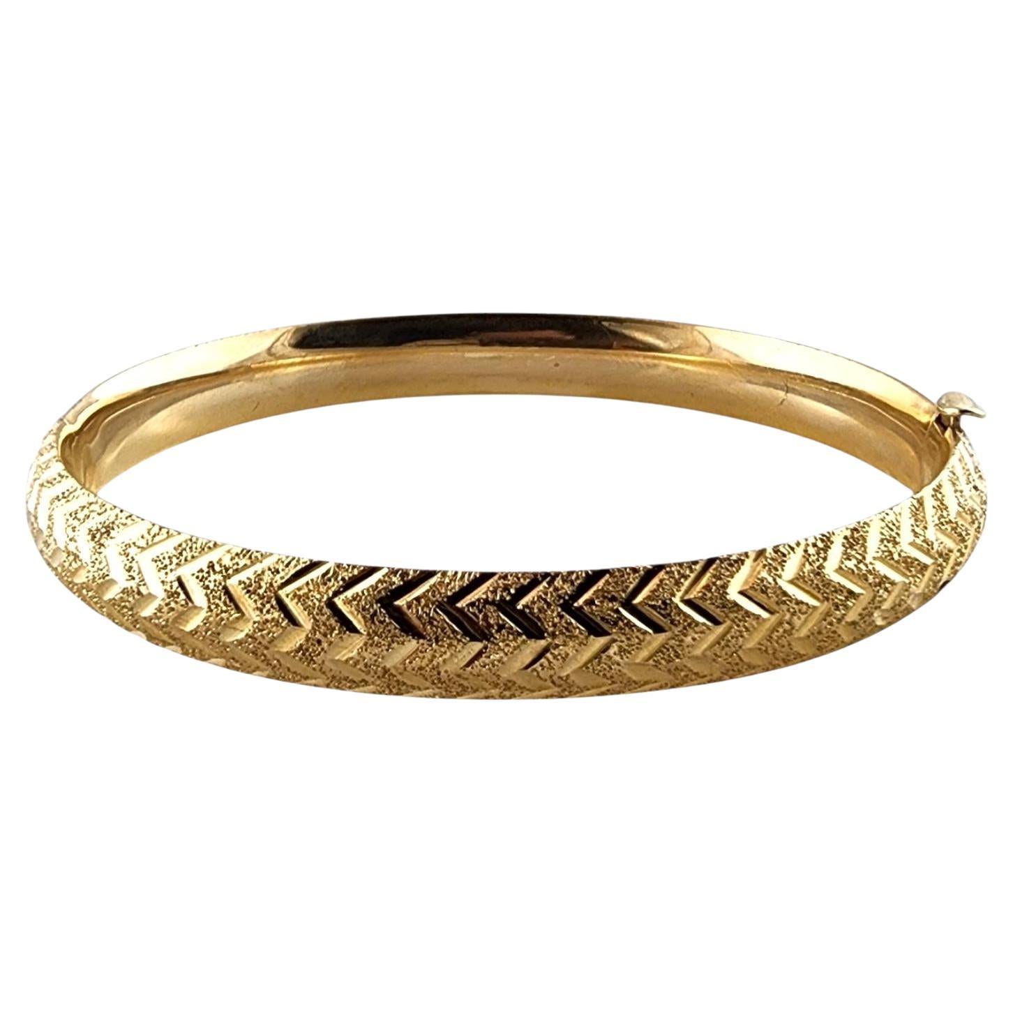 Antique 14k Gold Bangles - 1,364 For Sale at 1stDibs | vintage 14k gold ...