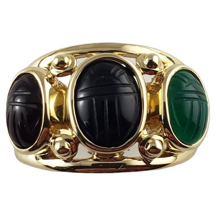 Large Agate Scarab Ring at 1stDibs