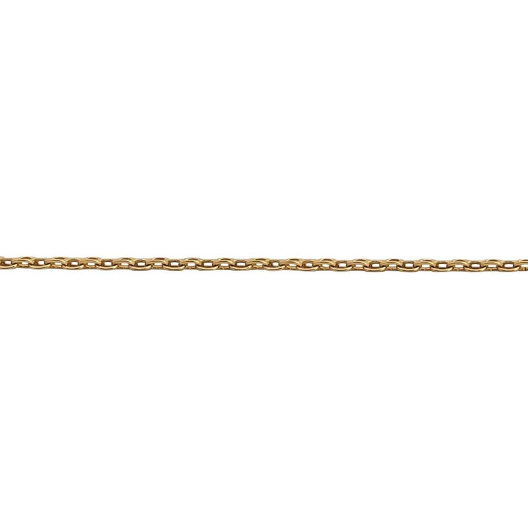 14 Karat Yellow Gold Solid Bismark Link Chain Necklace, Italy For Sale ...