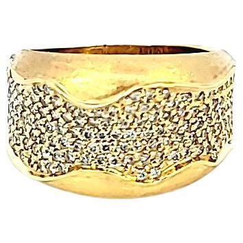 14 Karat Yellow Gold Sonia B Diamond Ring For Sale at 1stDibs