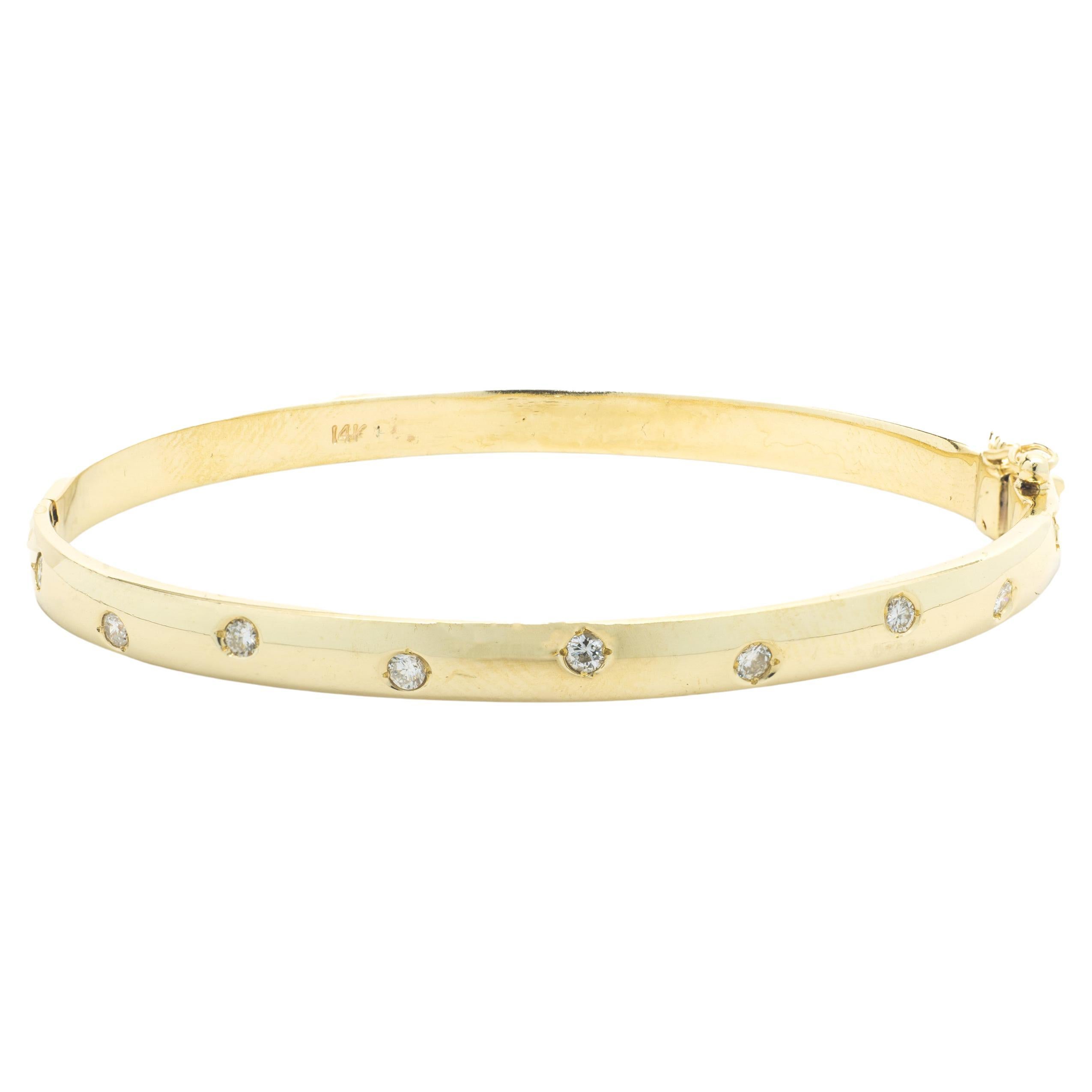 Antique 14k Gold Bangles - 1,184 For Sale at 1stDibs | vintage 14k gold ...