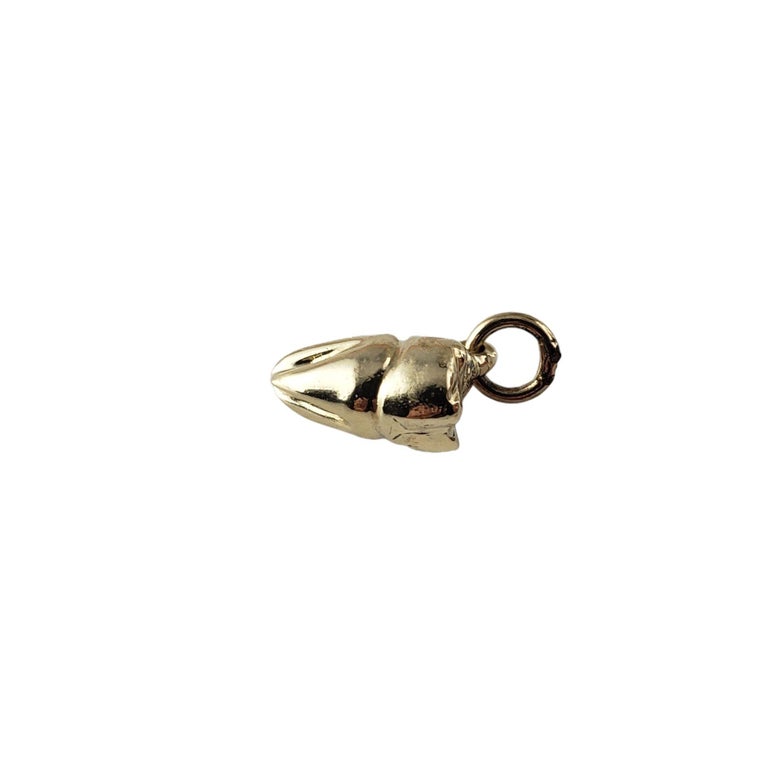 14 Karat Yellow Gold Tooth Charm For Sale at 1stDibs