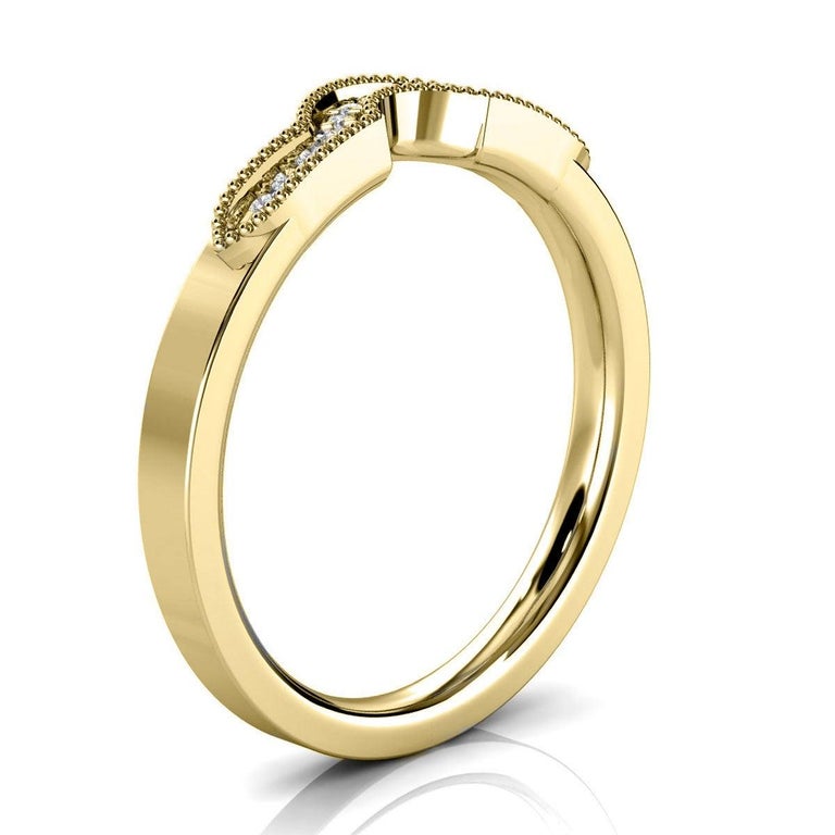 Customizable 14 Karat Yellow Gold Turin Diamond Ring '1/10 Carat' For ...