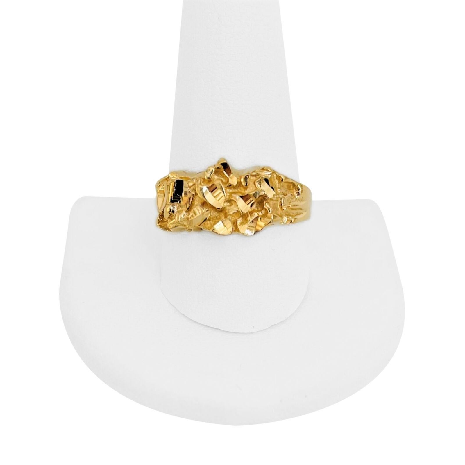 .40 Carat Diamond Nugget Men's Ring 18 Karat at 1stDibs | 40 ct diamond