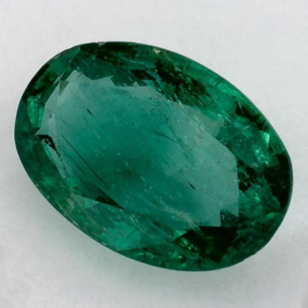 1.40 Ct Emerald Oval Loose Gemstone For Sale at 1stDibs