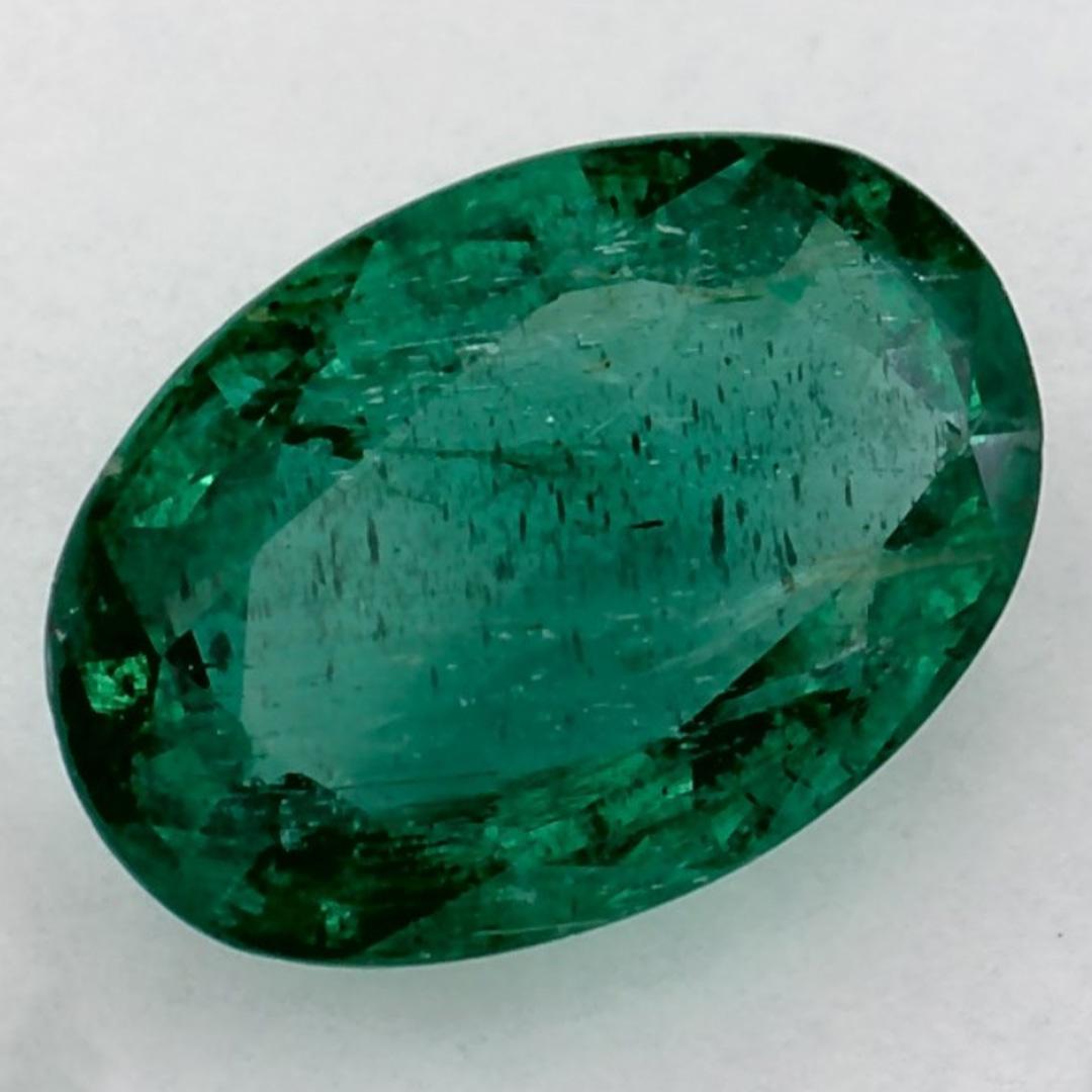 1.40 Ct Emerald Oval Loose Gemstone For Sale at 1stDibs