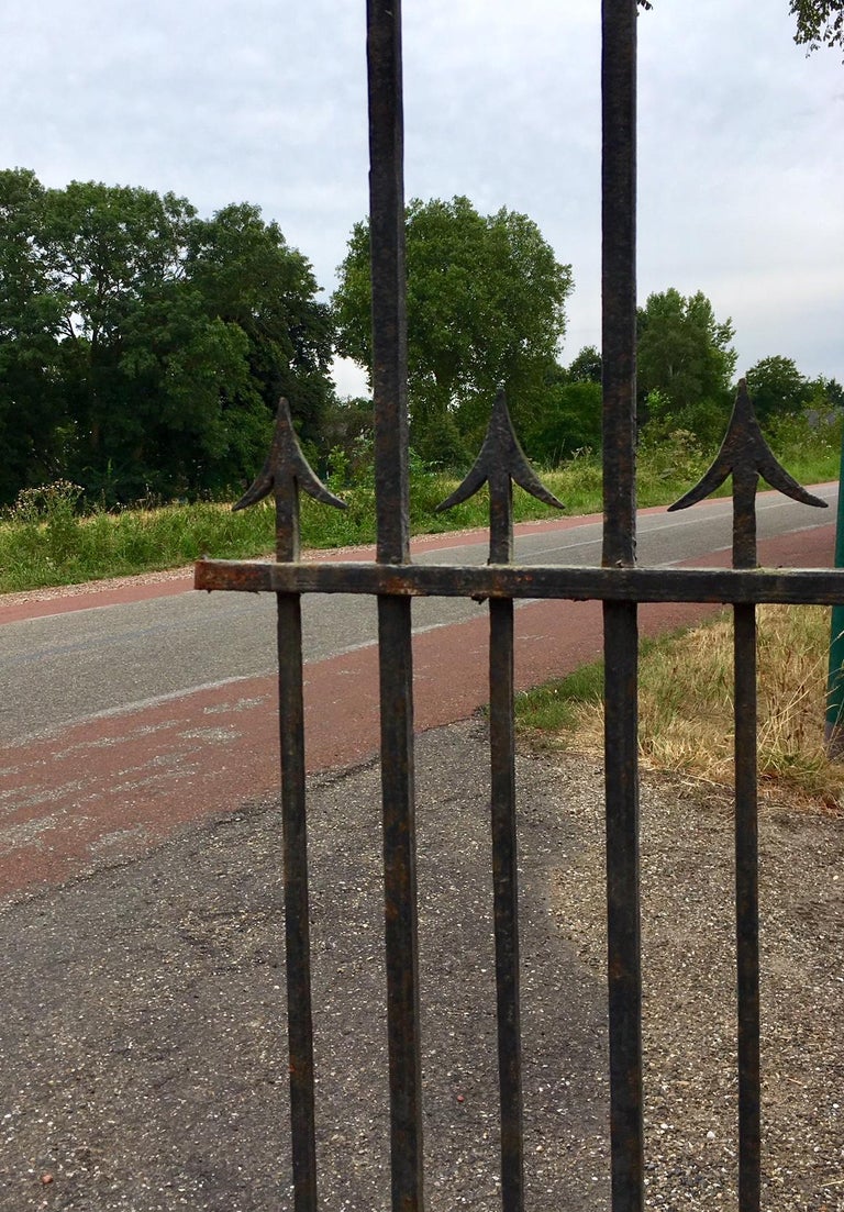 140 meters of Antique Wrought Iron Fencing For Sale at 1stDibs