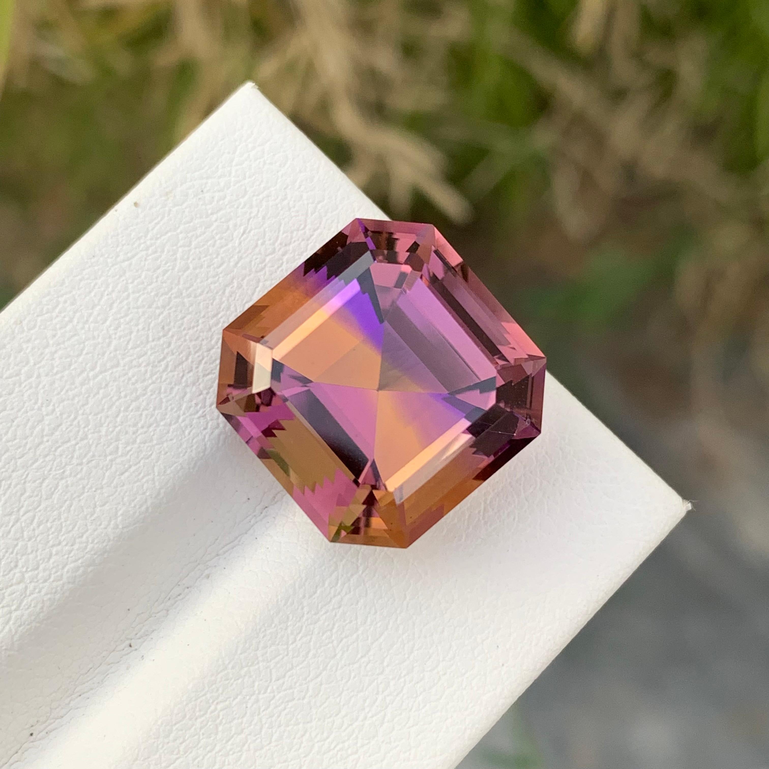 14.15 Carat Natural Loose Ametrine Perfect Square Shape Gem For ...