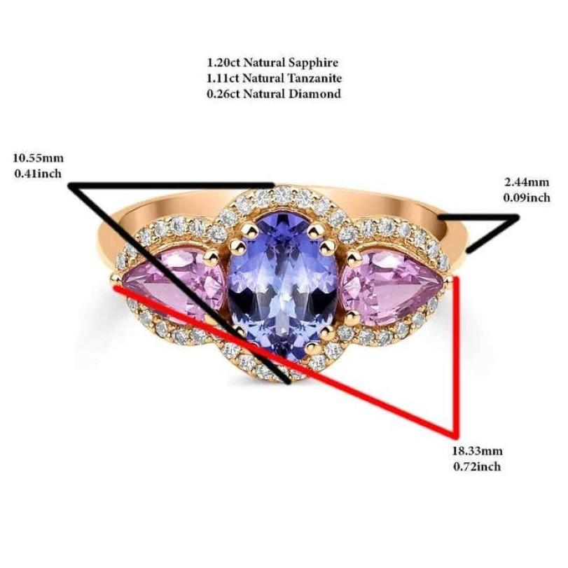 1.42ct Teal Sapphire And Diamond Halo Ring For Sale at 1stDibs
