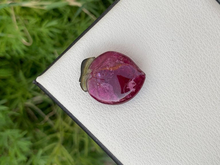 14.50 Carat Faceted Strawberry Shape Watermelon Tourmaline Drilled ...