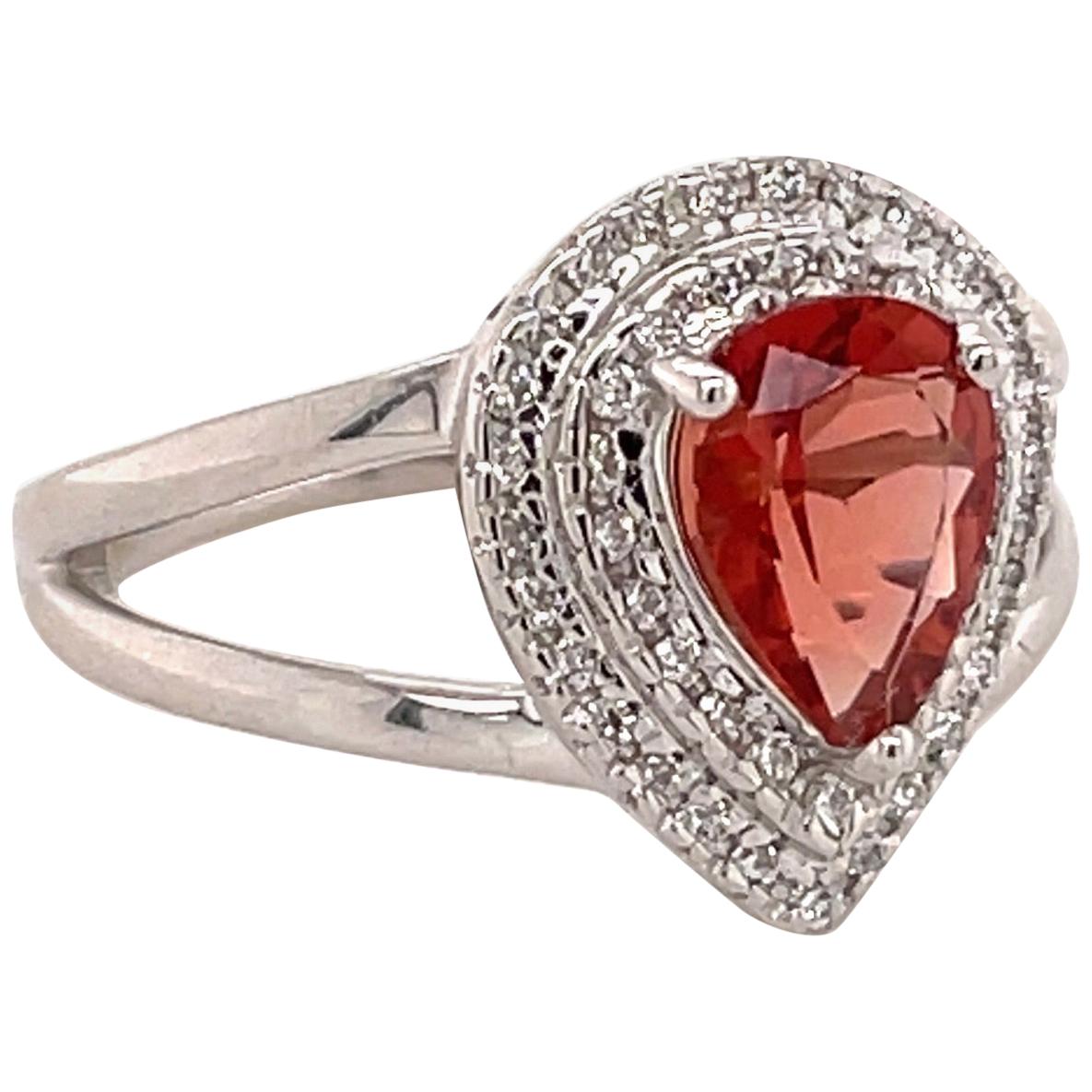 8.43ct Oregon Sunstone, Diamond, 18kt and Platinum Ring by Cynthia ...