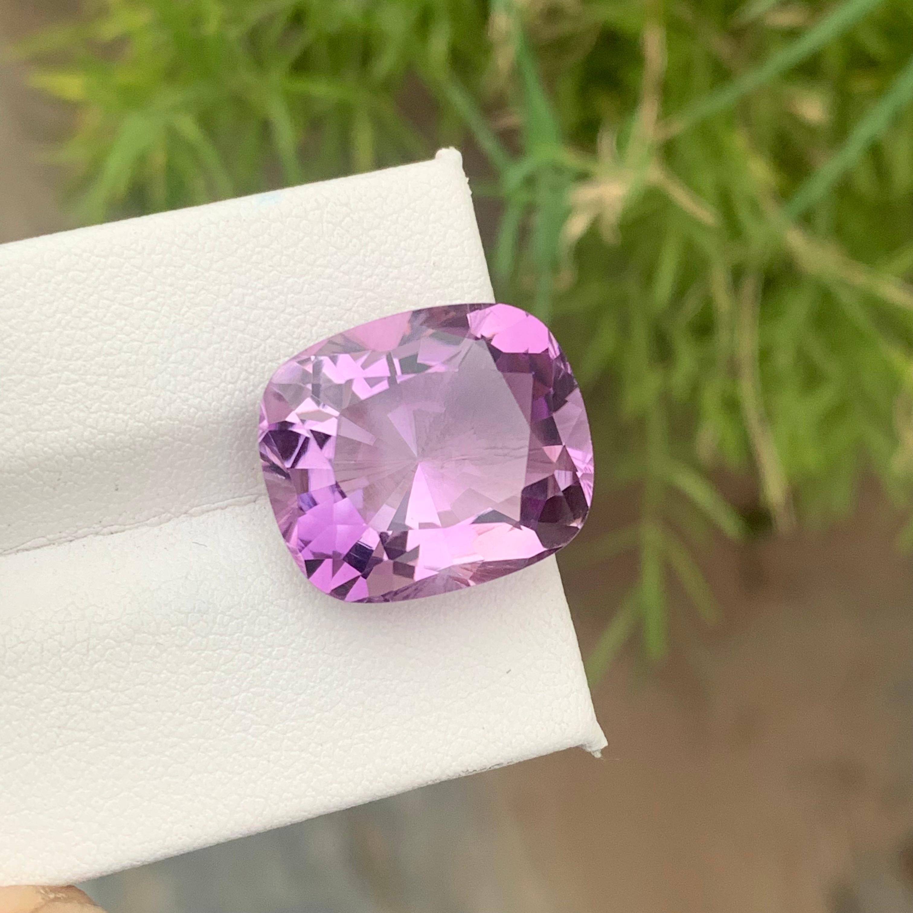 14.90 Carat Natural Loose Purple Amethyst Fancy Cut Gemstone from ...