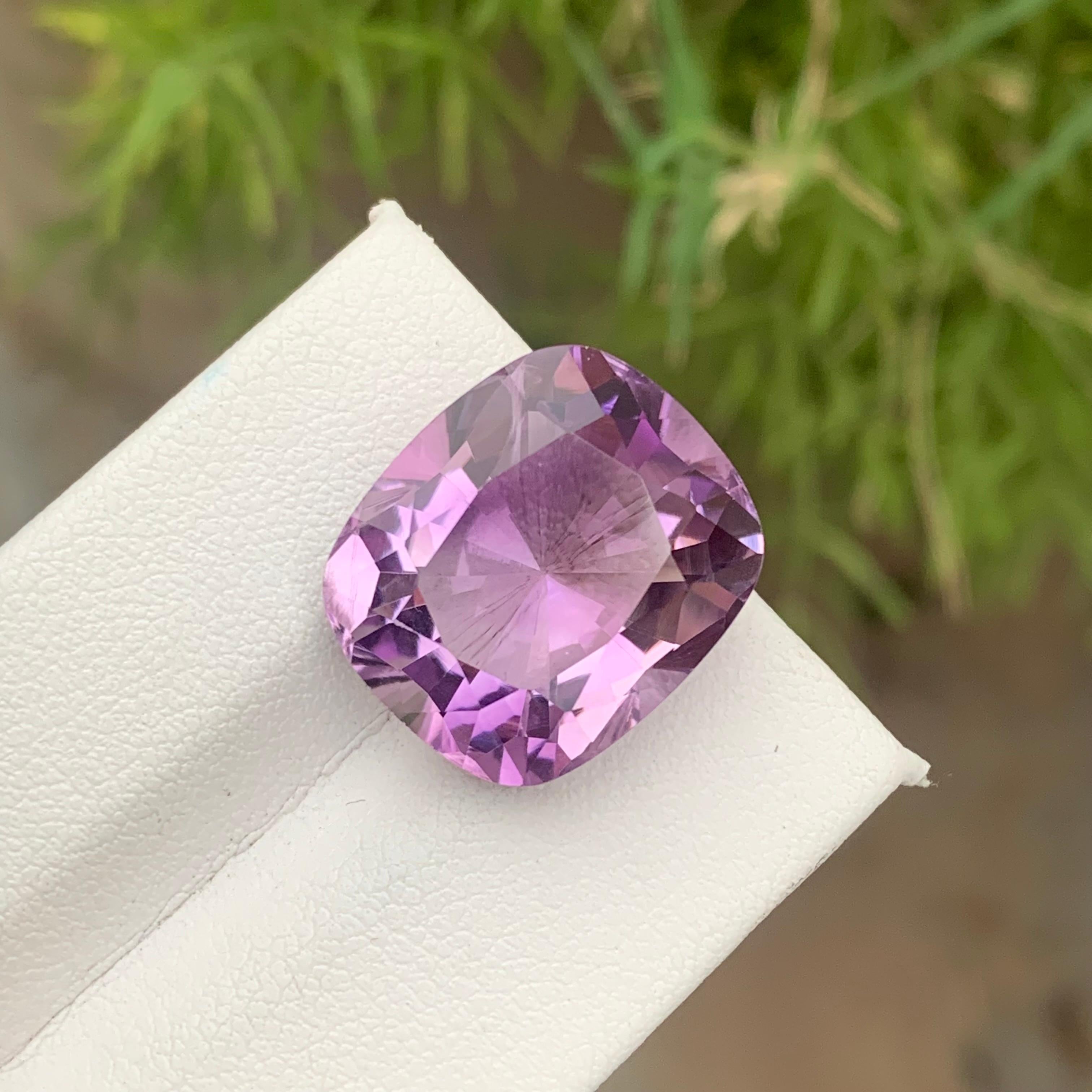 14.90 Carat Natural Loose Purple Amethyst Fancy Cut Gemstone from ...