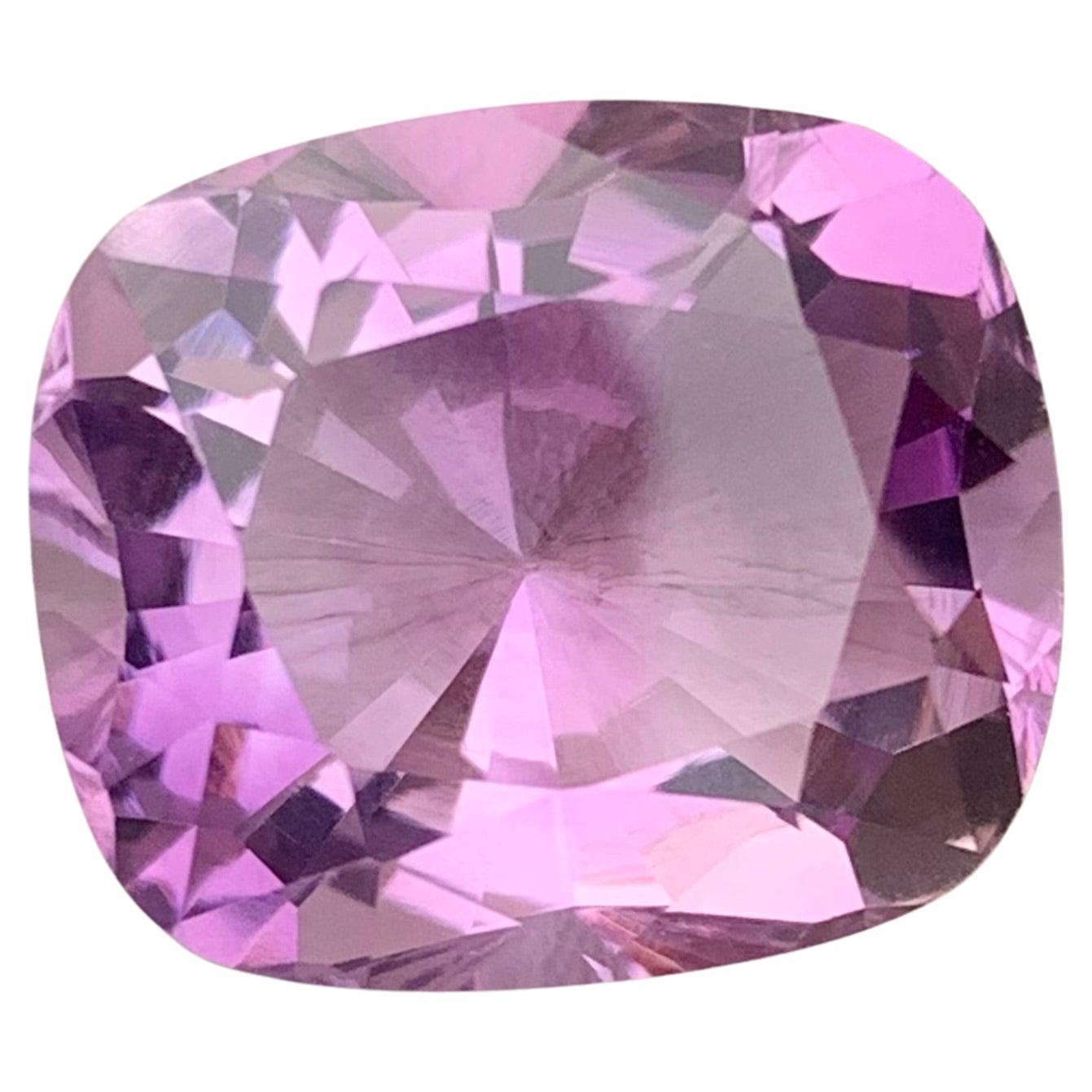 14.20 Carat Pixel Cut Natural Loose Purple Amethyst Gem from Brazil For ...