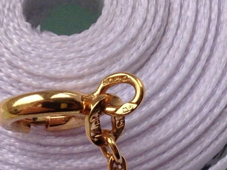 14ct 585 Barley Corn 26" Chain For Sale at 1stDibs