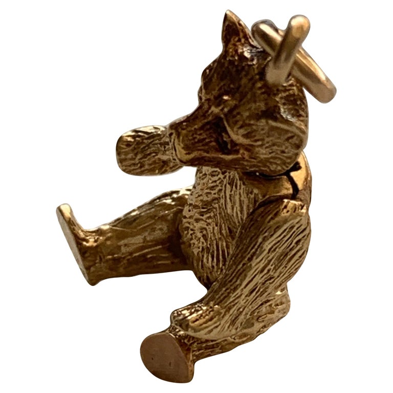 14ct Gold Teddy Bear For Sale at 1stDibs