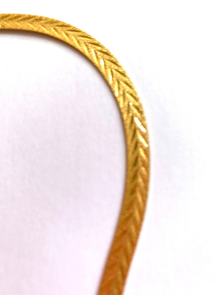 14ct Gold Necklace For Sale at 1stDibs