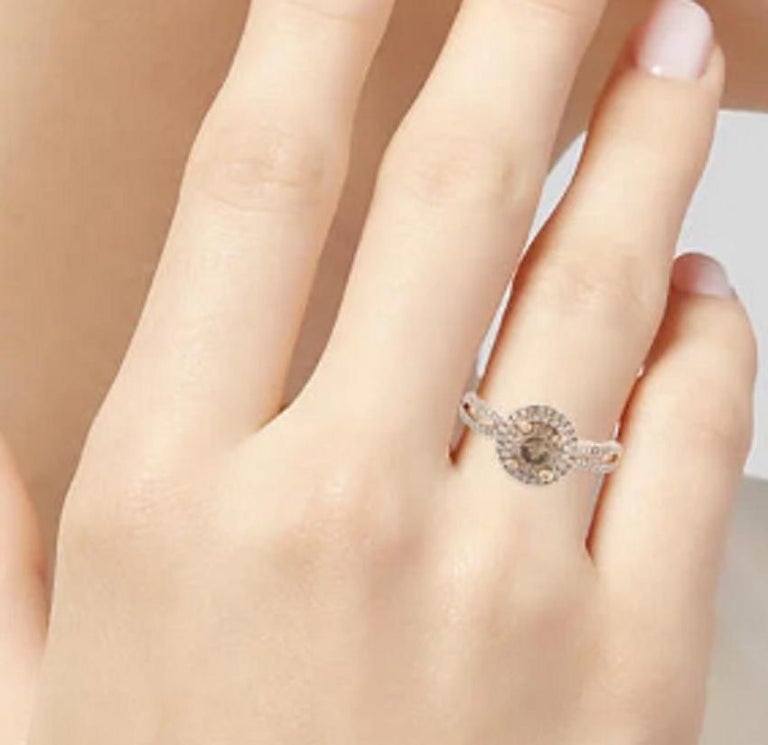 14k Diamond Cocktail Gorgeous Ring For Sale at 1stDibs