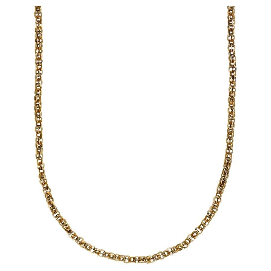 14 Karat White Gold Fancy Link Necklace For Sale at 1stDibs | white ...