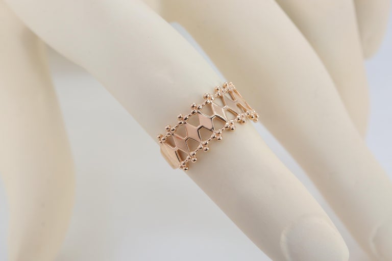 Customizable 14k Gold Fence Ring, Dainty Fence Ring, 14k Gold Dainty ...