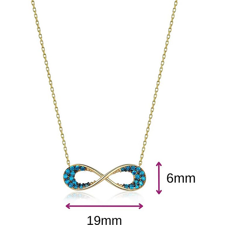 14k Gold Infinity Necklace, Unity Link Necklace For Sale at 1stDibs