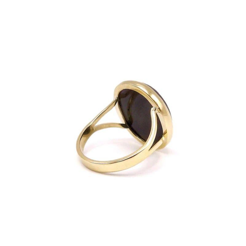 14K Gold Micro Mosaic Colosseum Ring For Sale at 1stDibs