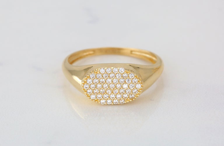 Customizable 14k Gold Ring, Daily Gold Jewelry, Gift Rings, Combined ...