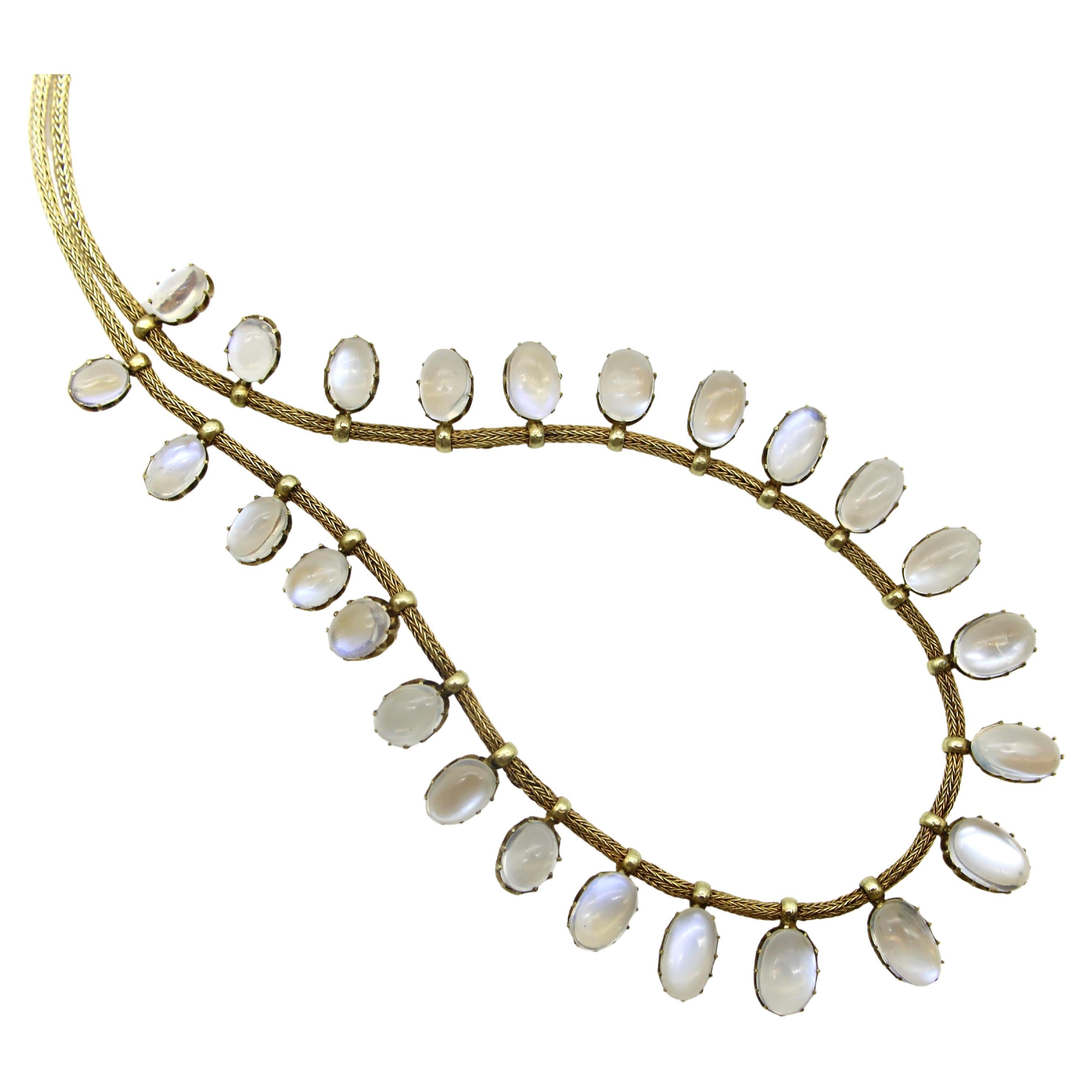 Antique Victorian Diamond Fringe Necklace For Sale at 1stDibs