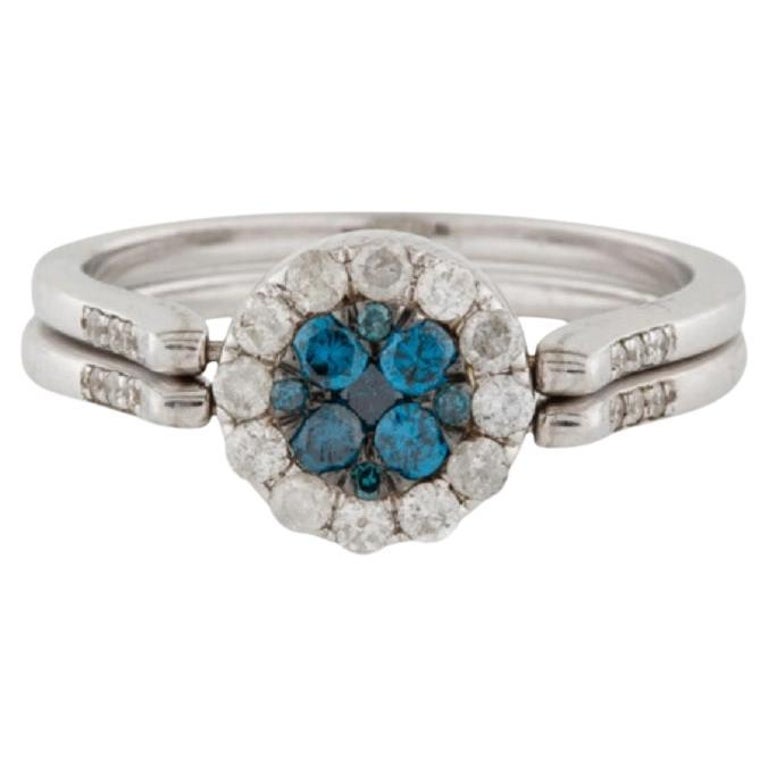 14k Reversible Diamond Ring For Sale at 1stDibs