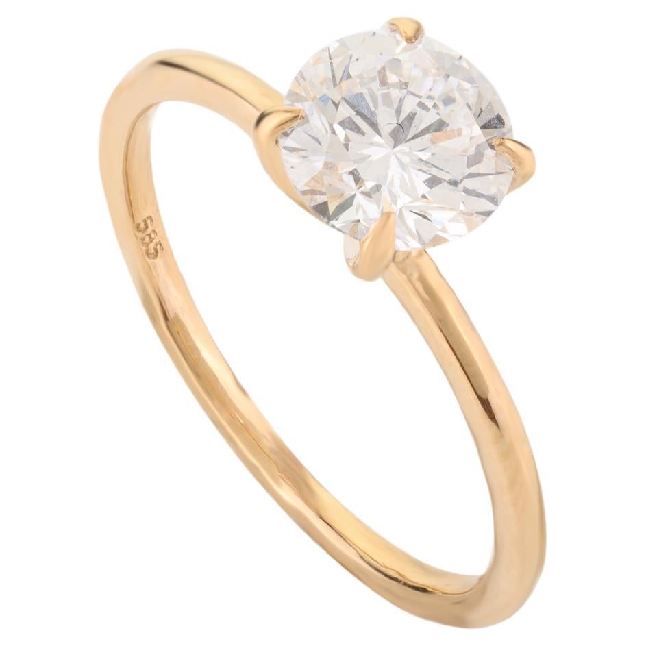 Customizable Handmade Bezel Set Cushion Amethyst Gemstone Ring in 14k ...