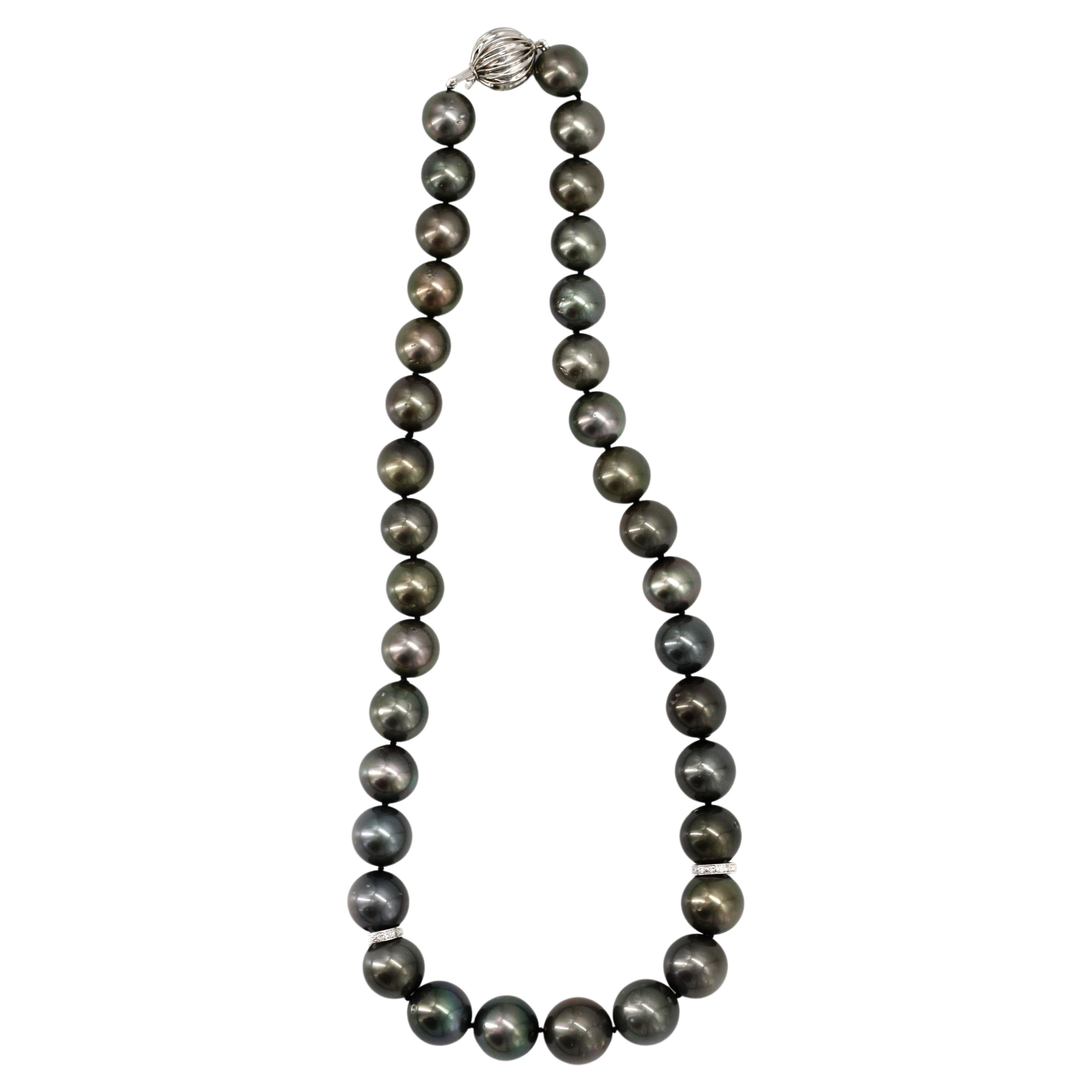 Tahitian Pearl Necklace Unique Imperfect Shapes, Baroque Pearls For ...