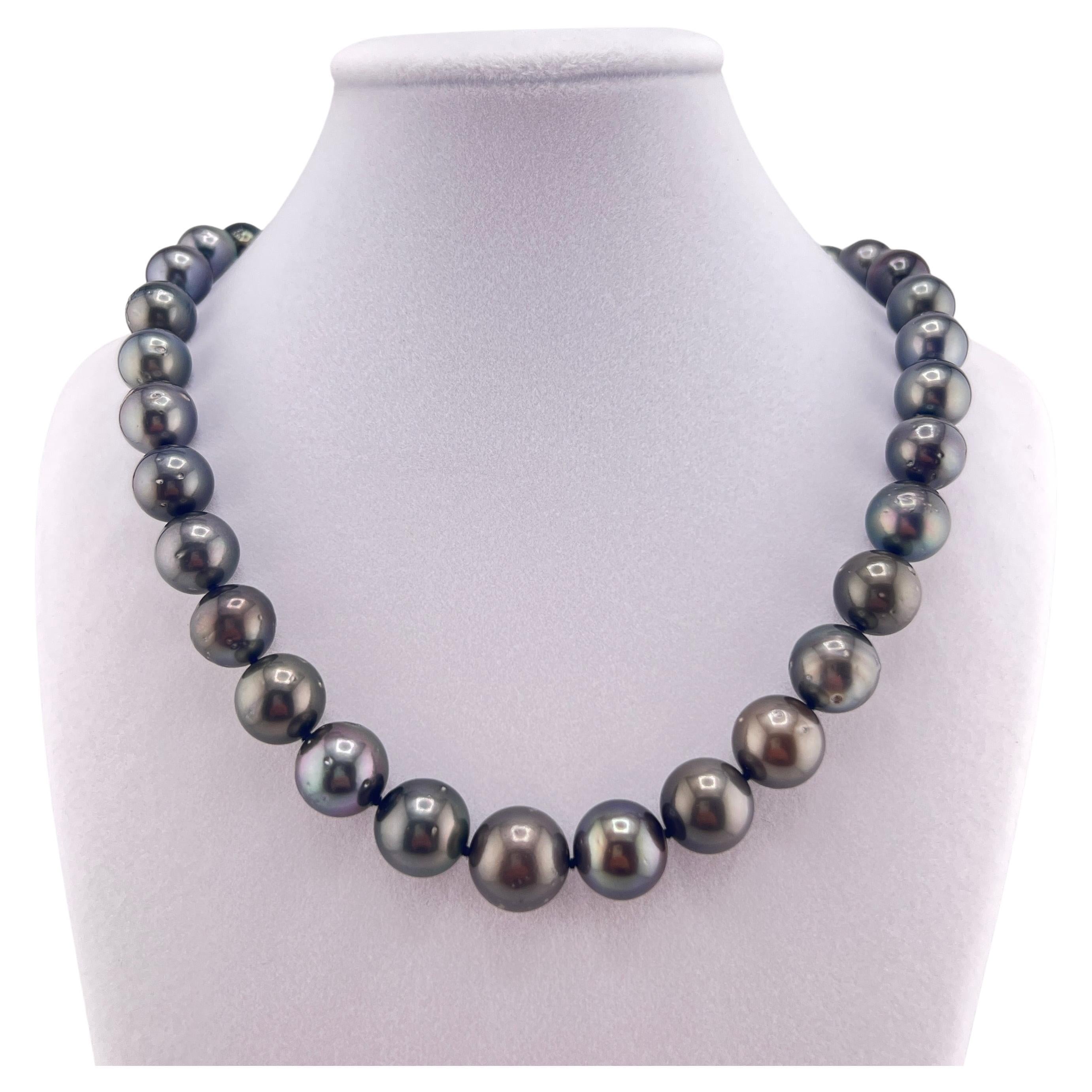 14k Tahitian Pearl Necklace at 1stDibs