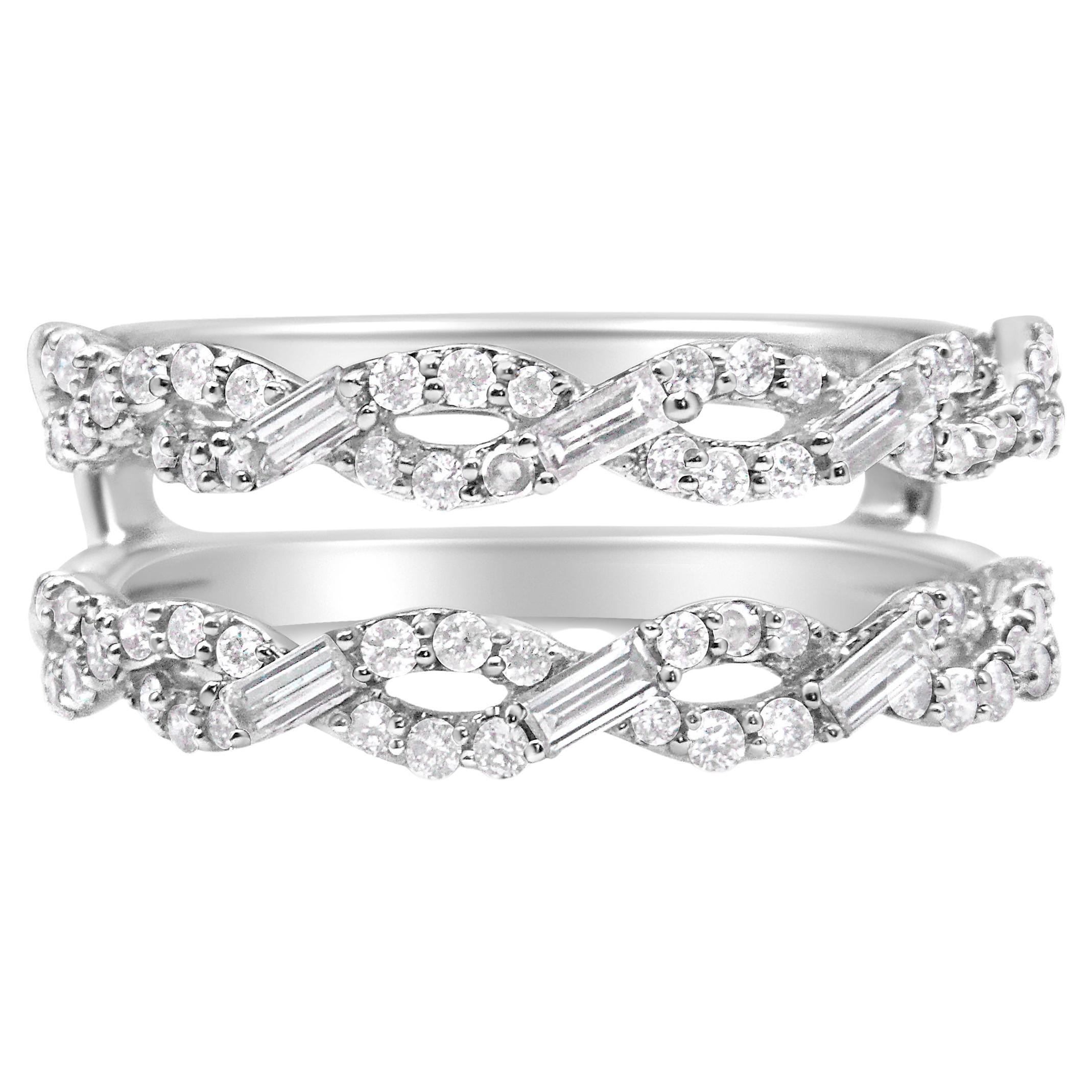 0.35 Carat Vintage Style 14 Karat Yellow Gold Diamond Ring Enhancer ...