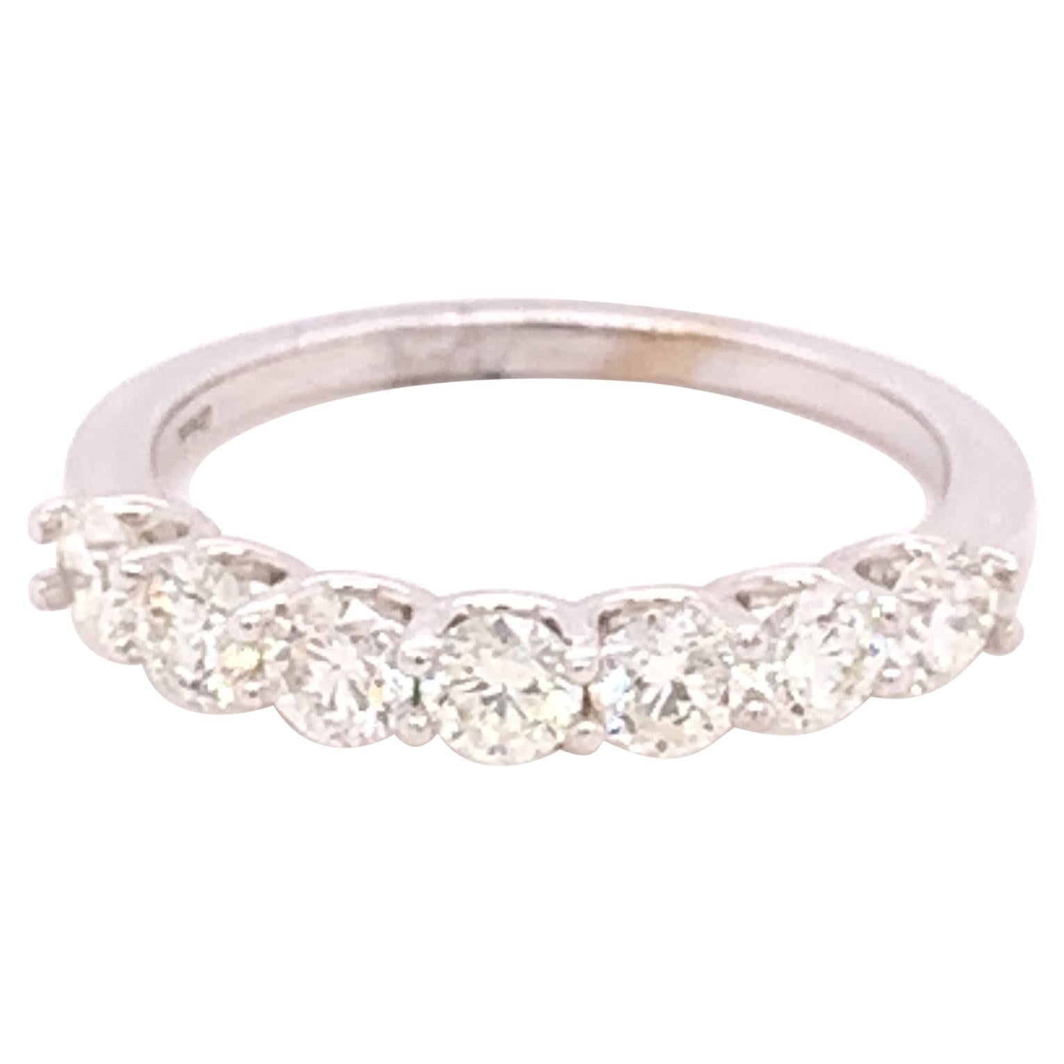 Anna Sheffield 14k White Gold and White Diamond Celestine Nesting Band ...