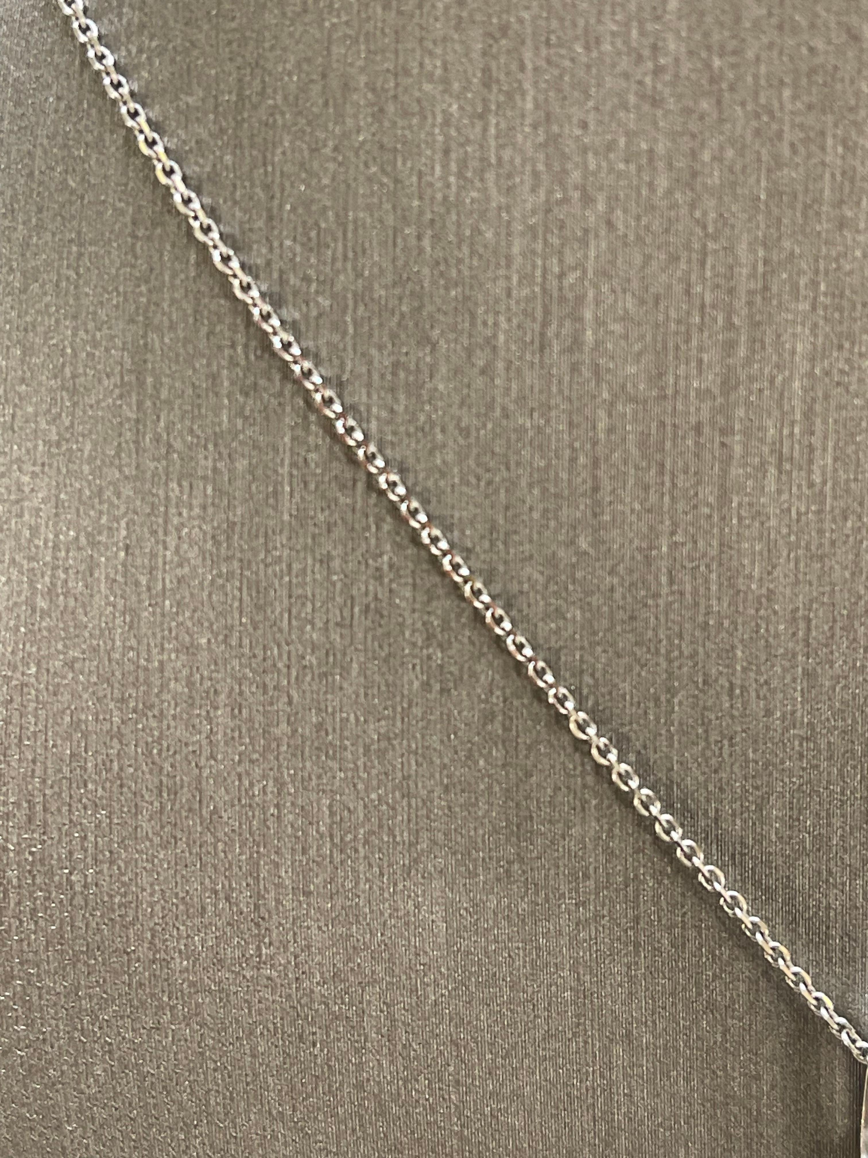 14K White Gold Oval 1.16 Carat Ruby and .25 CTW Diamond Pendant ...