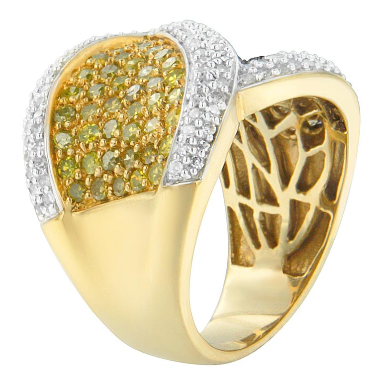 14K Yellow Gold 1 1/2 Carat Yellow, White, and Champagne Diamond Cross ... 14K Yellow Gold 1 1/2 Carat Yellow, White, and Champagne Diamond Cross ...