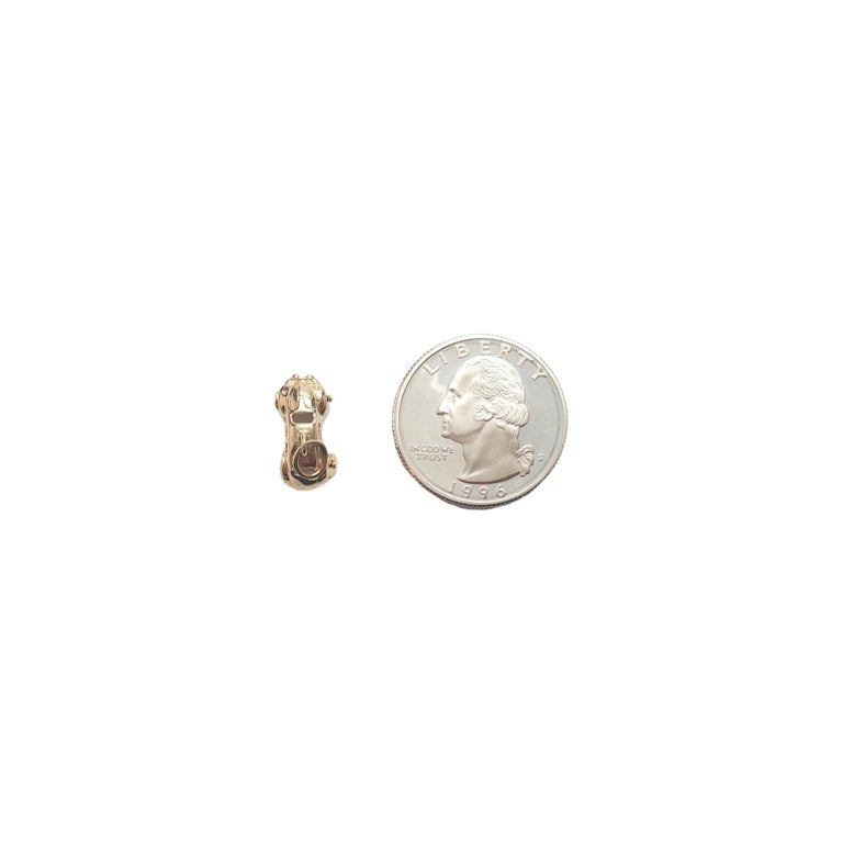 14K Yellow Gold Beetle Car Charm For Sale at 1stDibs