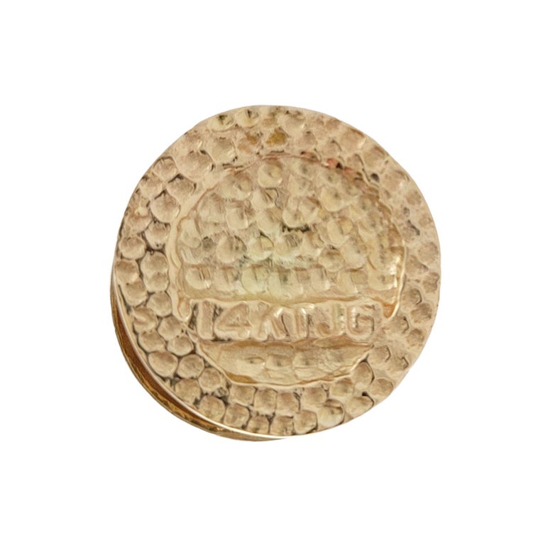 14K Yellow Gold Carousel Charm For Sale at 1stDibs